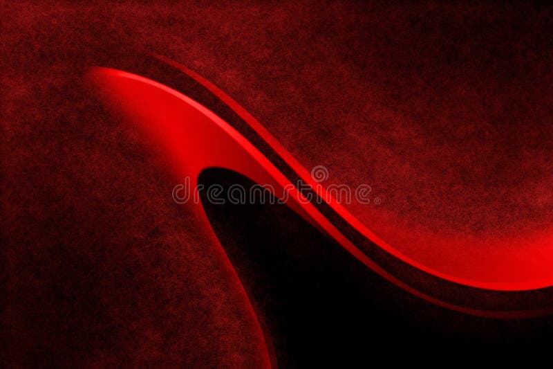 Red Black Abstract Wavy Textured Background. Grunge Distorted Decay ...