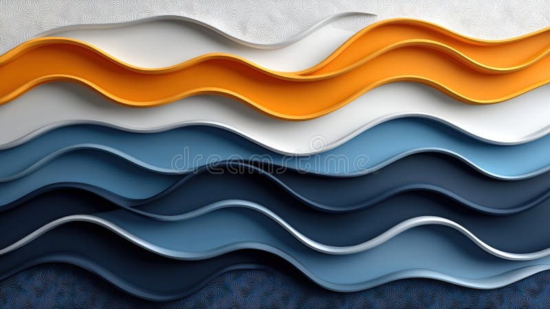 Abstract Wavy Textures with Warm and Cool Tones for Creative ...