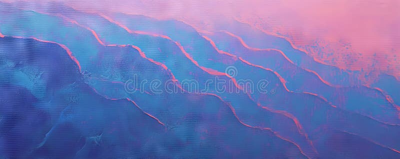 Abstract Wavy Vertical Ribbed Texture in Pink and Blue for Artistic ...