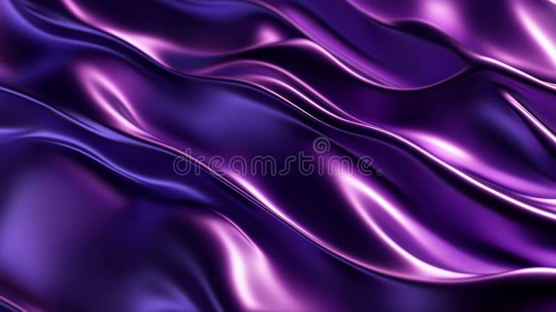 Abstract Wavy Violet Metallic Background for Technology and Innovation ...