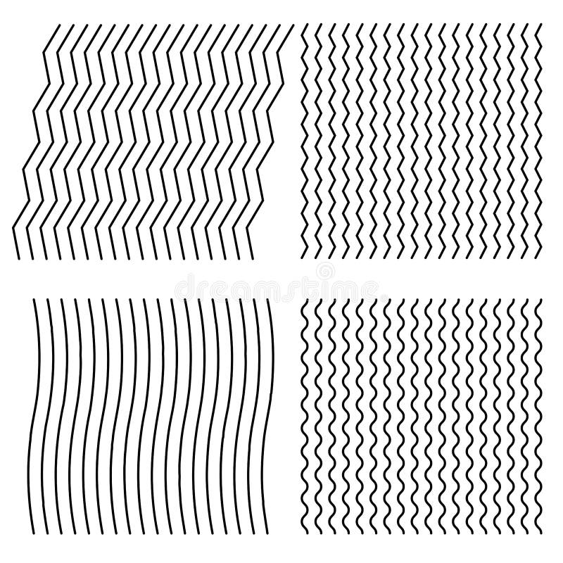 Squiggly Vertical Vector Lines Stock Illustrations – 308 Squiggly ...