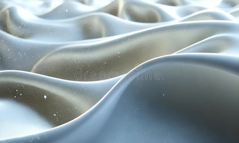 Abstract Wavy White Surface with Particles Stock Footage - Video of ...