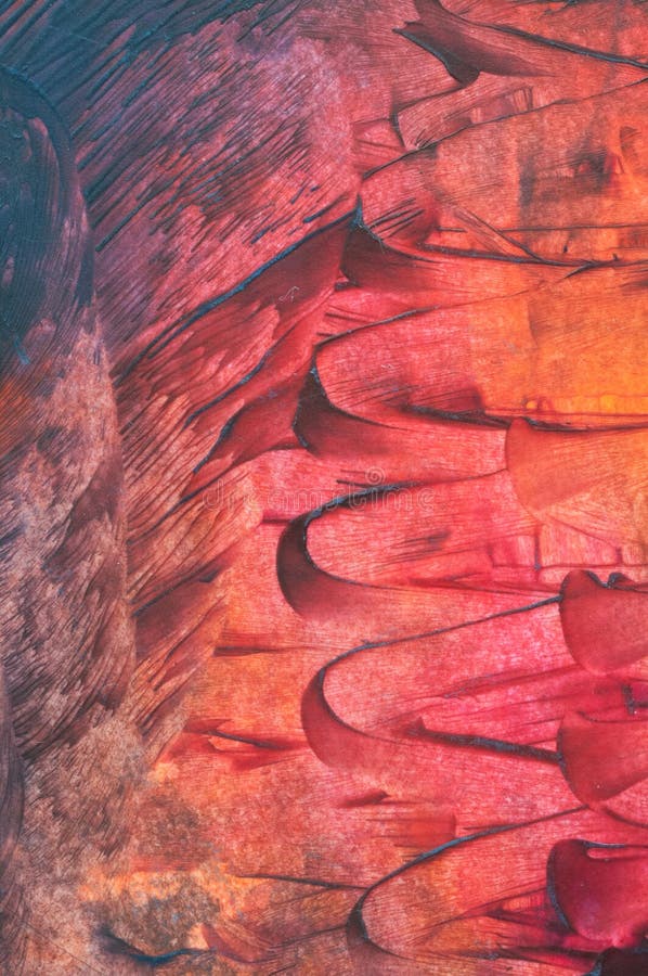 Abstract Wax Painting, Detail Stock Image - Image of texture, gouache ...