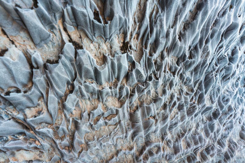 Abstract Weathered Rocky Limestone Mountain Cave with Lichen Surface ...