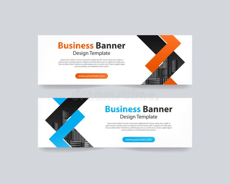 Abstract Web Banner Design Template Backgrounds Stock Vector ...
