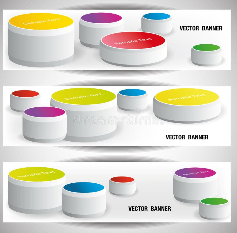 Abstract web banner stock vector. Illustration of modern - 33004269