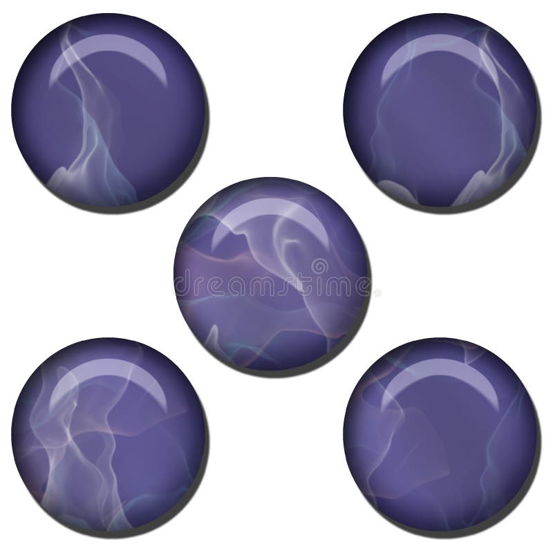 Abstract Web Button Set stock illustration. Illustration of button ...