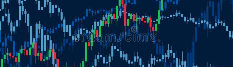 Abstract Web Candlestick Trading Graphics Stock Vector - Illustration ...