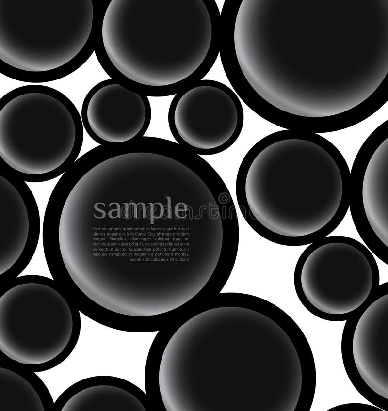 Abstract Web Design Bubble with Line Background. Stock Illustration ...