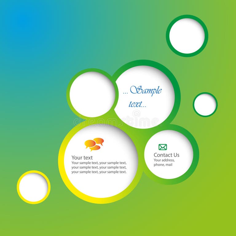 Abstract web design bubble stock vector. Illustration of bubble - 30523893