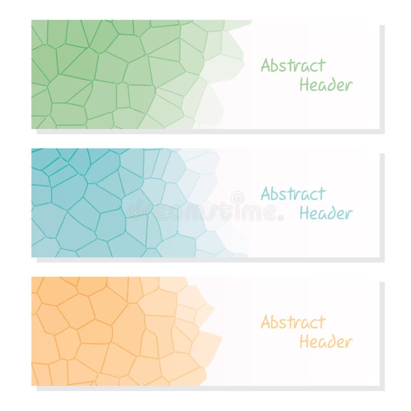 Abstract web header design stock vector. Illustration of decorative ...