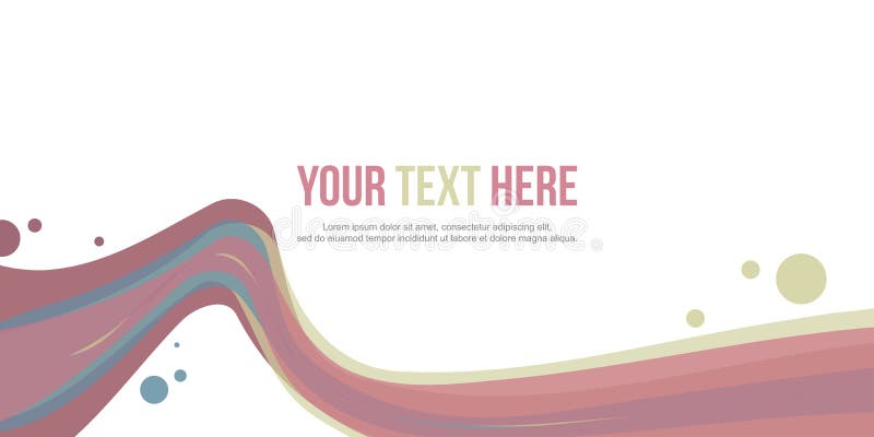 Abstract Website Header Wave Design Collection Stock Vector ...
