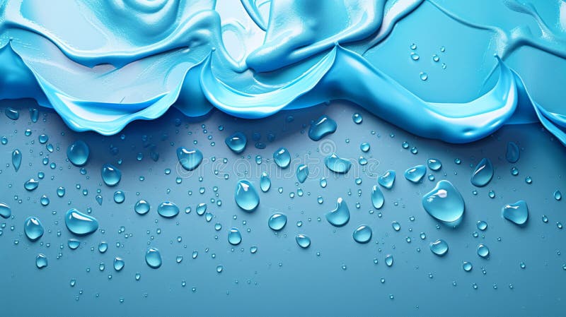 Abstract Wet Texture, Realistic 3d Vector Illustration of Scattered ...