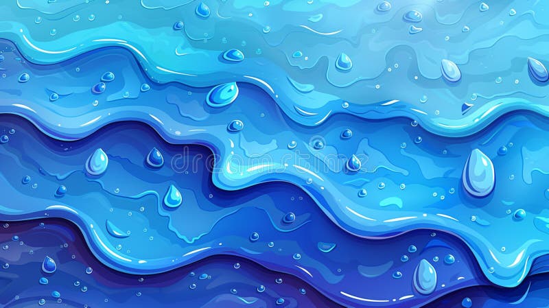 Abstract Wet Texture, Realistic 3d Vector Illustration of Scattered ...