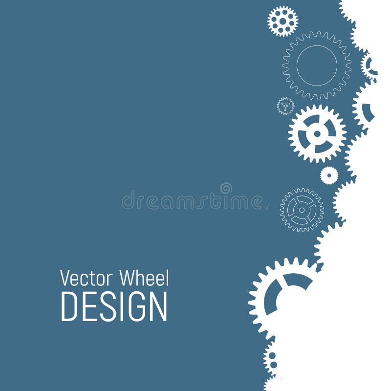 Abstract Wheel Design Background. Vector Illustration Stock Vector ...