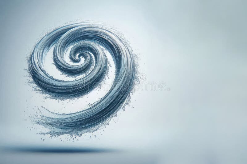 Abstract Whirlpool Circular Composition. Space for Text. Stock Photo ...