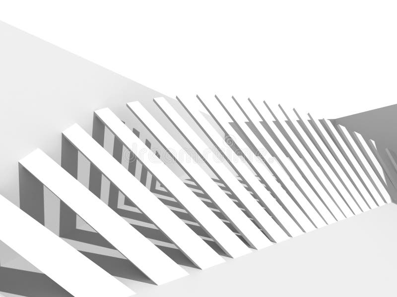 Abstract White Architecture Background. Columns Modern Design Stock ...