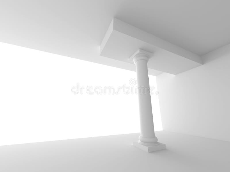 White Column Background. Abstract Architecture Wallpaper Stock ...