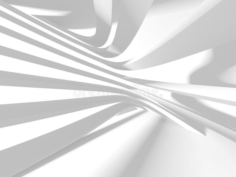 Abstract White Architecture Design Concept Stock Illustration ...
