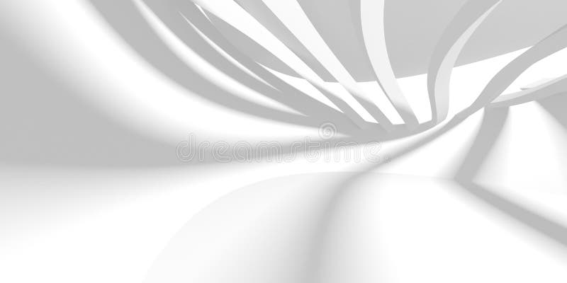 Abstract White Architecture Design Concept Stock Illustration ...