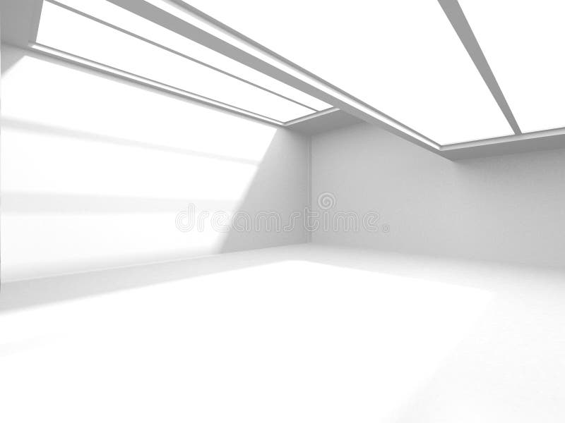 Abstract White Architecture Design Concept Stock Illustration ...