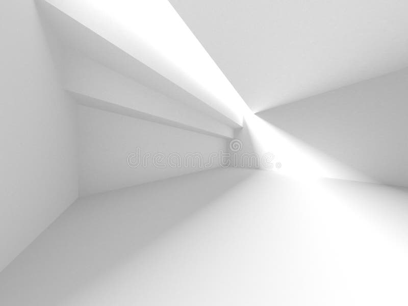 Abstract White Architecture Design Concept Stock Illustration ...