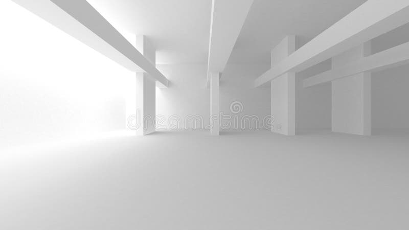 Abstract White Architecture Design Concept Stock Illustration ...