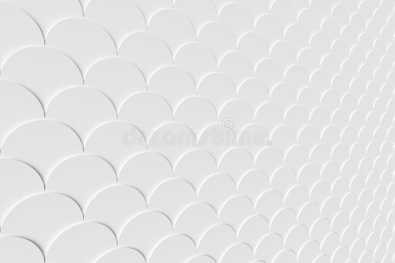 Circle Tile Gray Seamless Pattern on White Stock Vector - Illustration ...