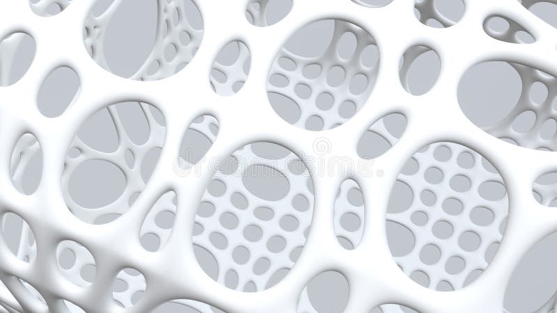 Abstract White Background, Circular Mesh Abstract Shapes Stock ...