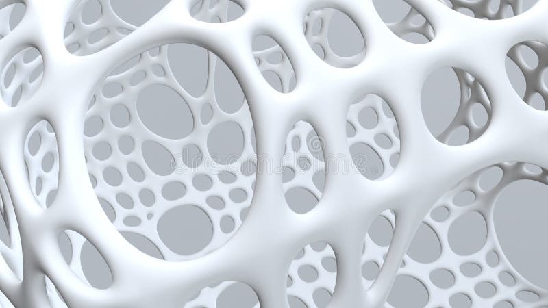 Abstract White Background, Circular Mesh Abstract Shapes Stock ...