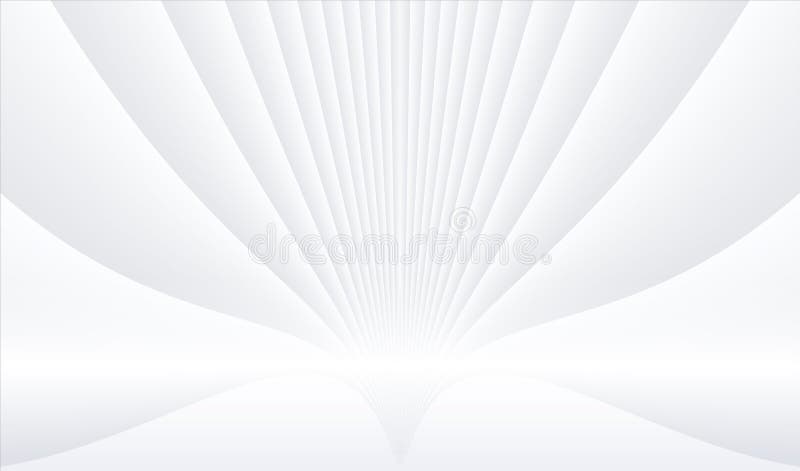 Abstract White Background with 3d Lines Pattern, Architecture Minimal ...