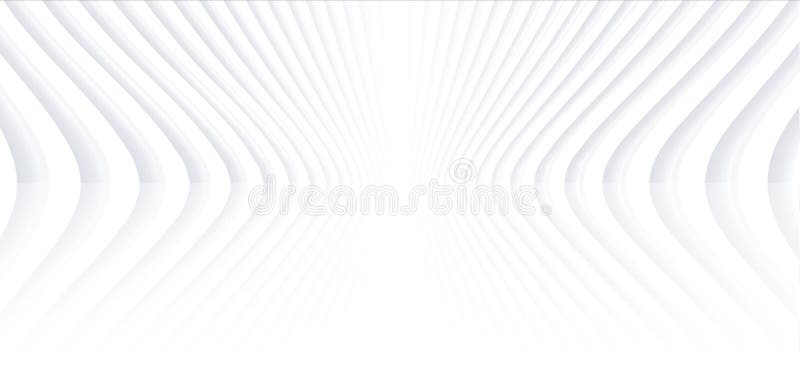 Abstract White Background with 3d Lines Pattern, Minimal White Gray ...