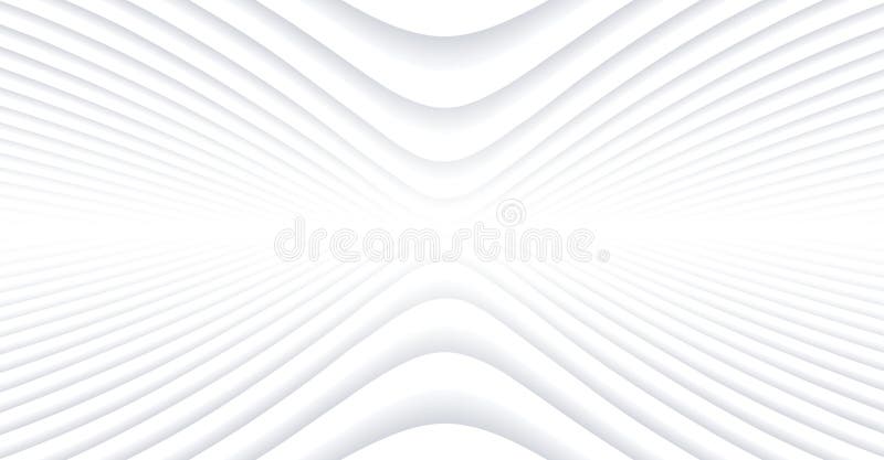 Abstract White Background with 3d Lines Pattern, Minimal White Gray ...