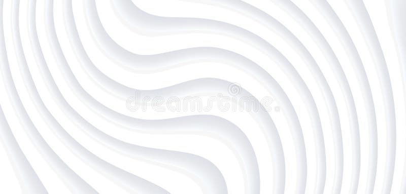 Abstract White Background with 3d Lines Pattern Stock Vector ...