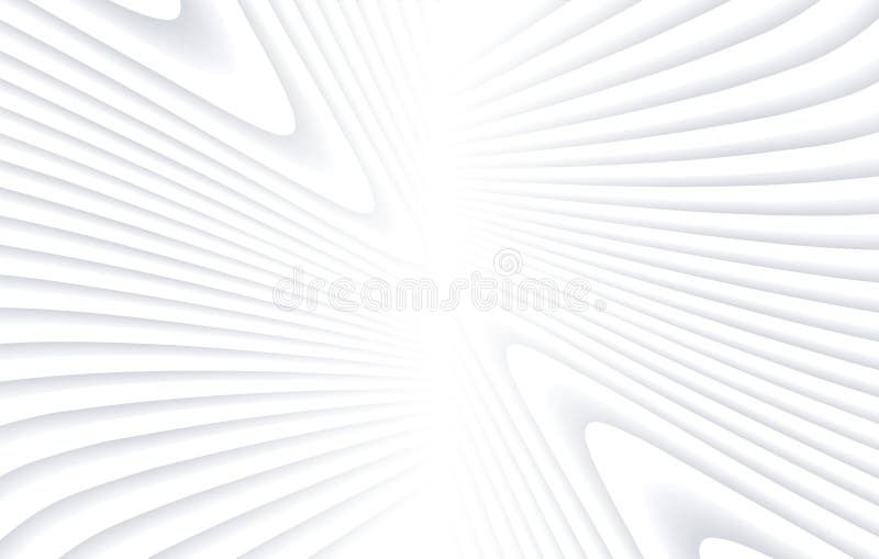 Abstract White Background with 3d Lines Pattern, Minimal White Gray ...