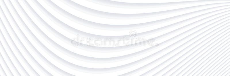 Abstract White Background with 3d Lines Pattern Stock Vector ...