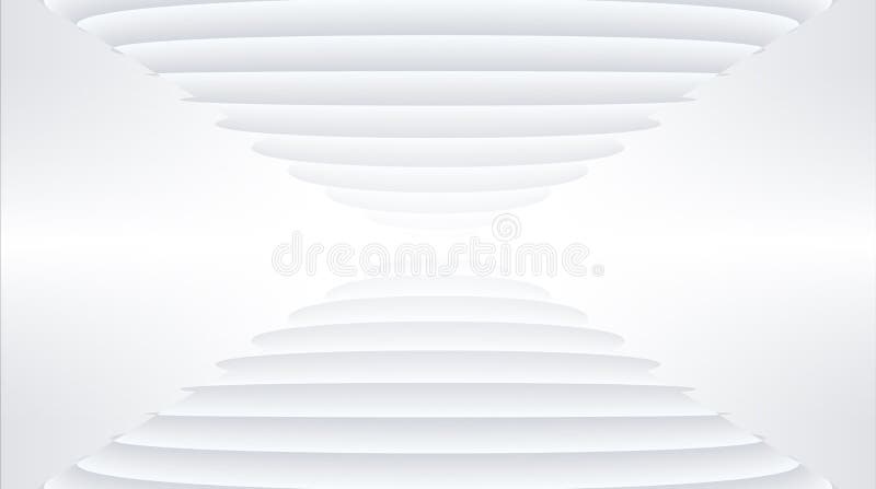 Abstract White Background with 3d Lines Pattern, Minimal White Gray ...