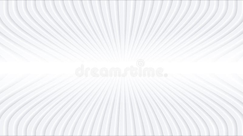 Abstract White Background with 3D Lines Pattern, Symmetrical Minimal ...