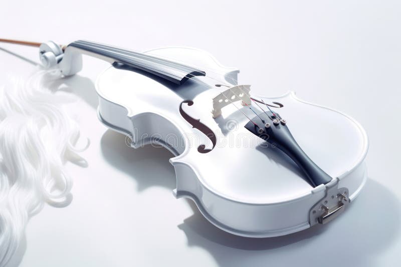 Abstract White Background with Elements of Musical Instruments and ...