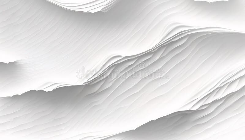 Abstract White Background - Horizontal Wavy White Lines on a Minimalist ...