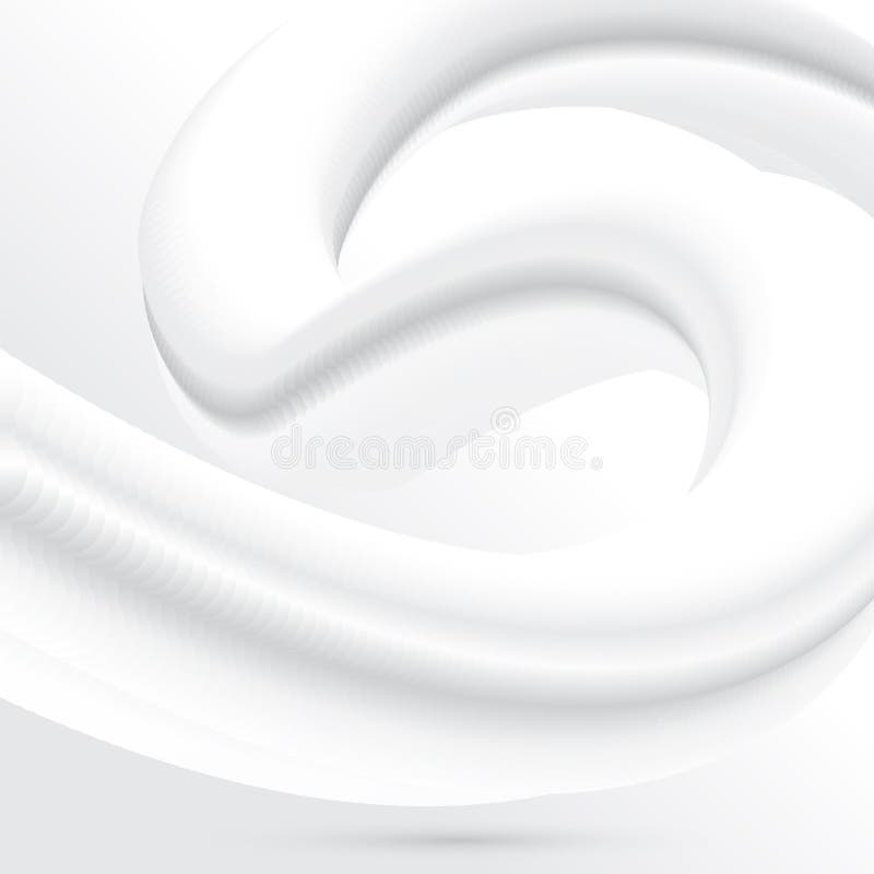 Abstract White Background with Fluid Blend Design Stock Vector ...