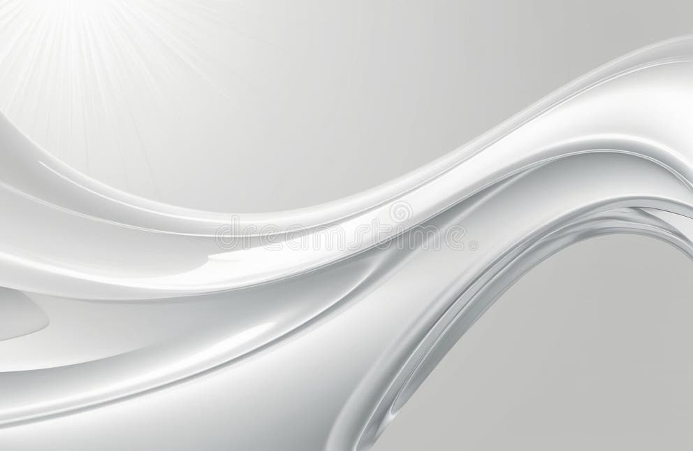 White Abstract Water Effect Design Stock Illustration - Illustration of ...