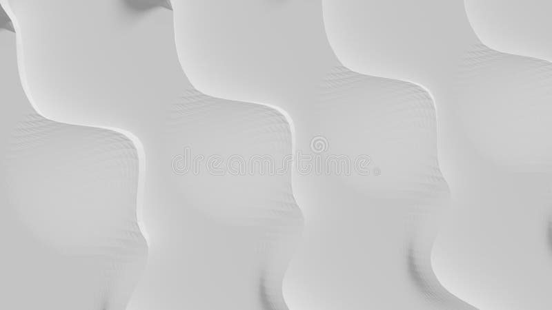 Abstract White Background with Geometric Figures Arranged Together ...
