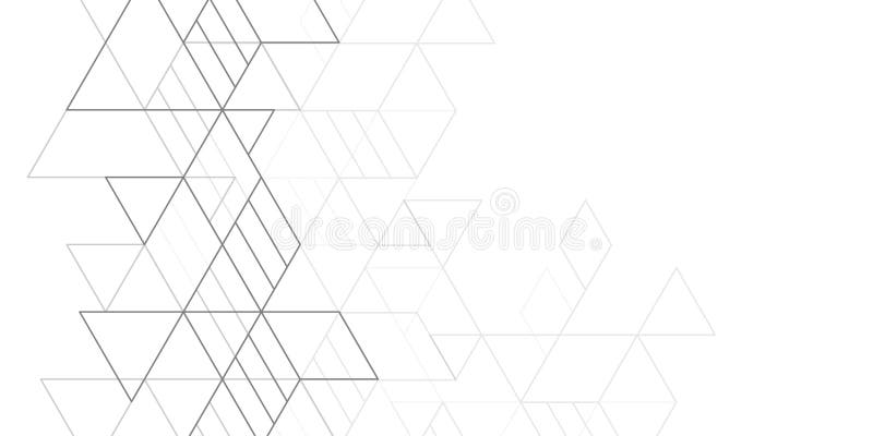 Abstract White Background from Geometric Lines. Geometry Drawing ...