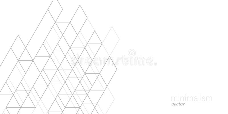 Abstract White Background from Geometric Lines. Geometry Drawing ...
