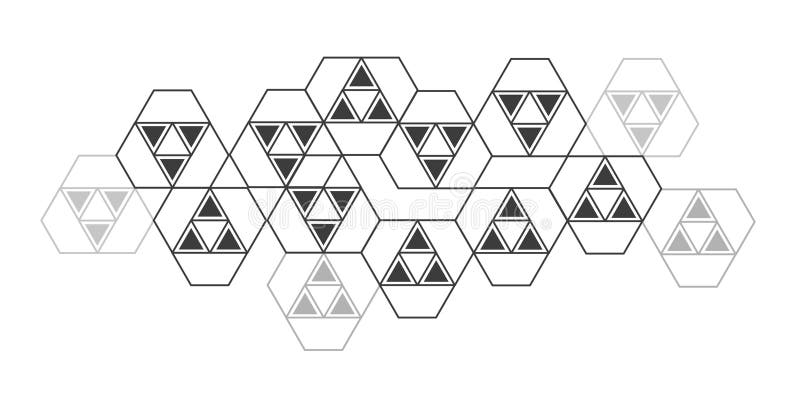 Abstract White Background from Geometric Lines. Geometry Drawing ...