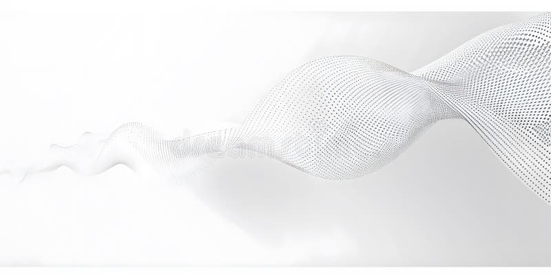 Abstract White Background with Gray Gradient and Dotted Lines Stock ...