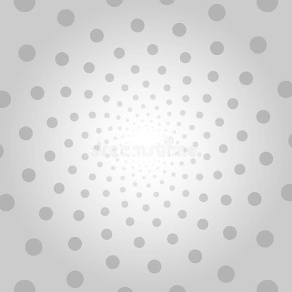 Abstract White Background with Gray Poka Dots, Vector Stock Vector ...