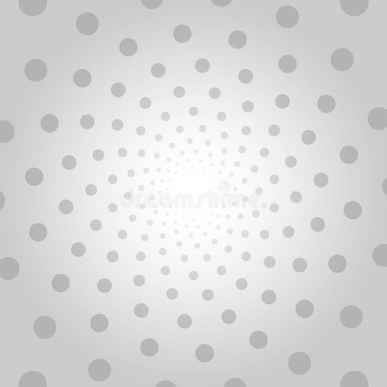 Abstract White Background with Gray Poka Dots, Vector Stock Vector ...