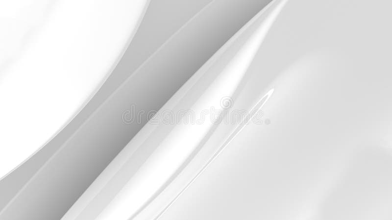 Abstract White Background. Abstract White Leafs. Loop Animation. 3D ...